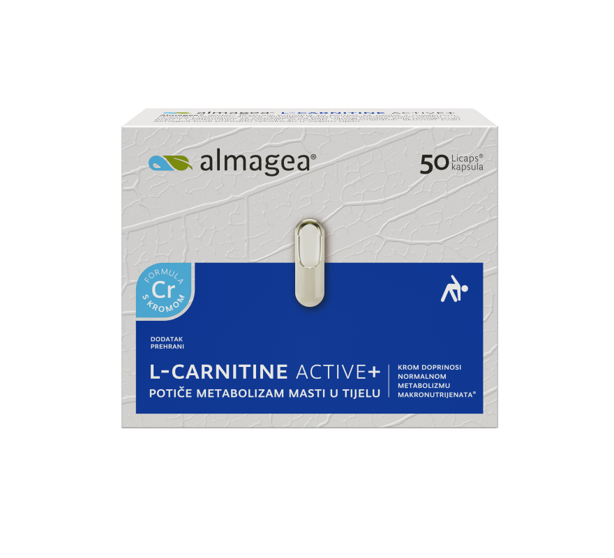 Almagea, L-Carnitine Active+, 30 Capsules, Stimulates Body Fat ...