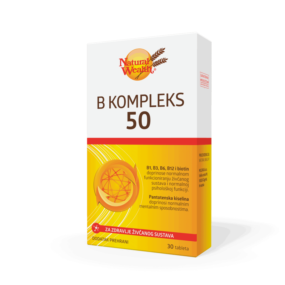 Natural Wealth, Complejo B 50, 30 Comprimidos