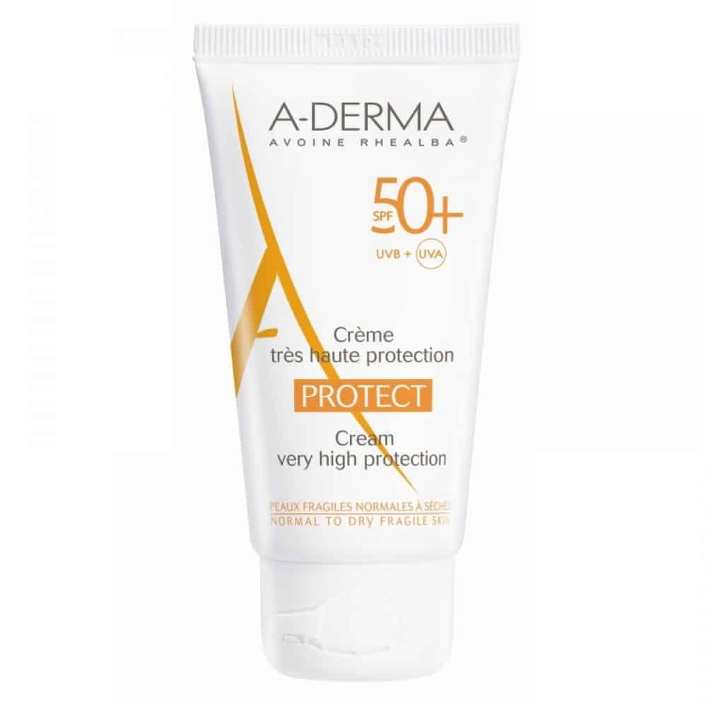 A-DERMA Protect Cream SPF 50+ For Normal To Dry Sensitive Skin Adults ...