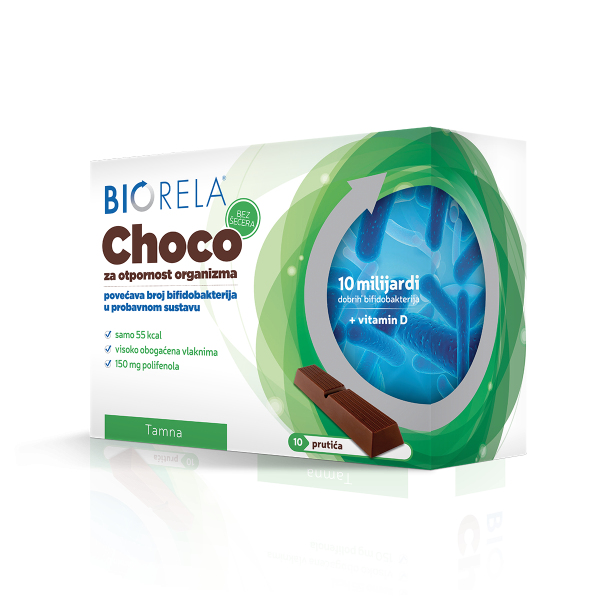 Biorela, Choco, 10 chocolates oscuros, sin azúcar, para resistencia ...