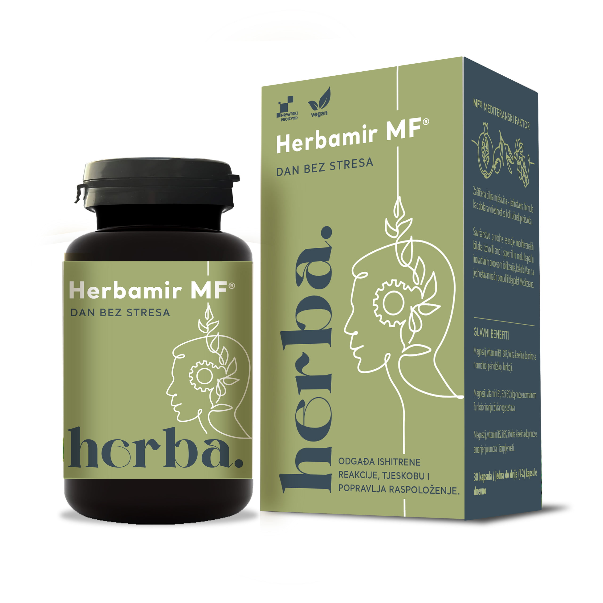 Herba Croatica Herbamir MF (Mediteranski Faktor) 30 Kapsula Za ...