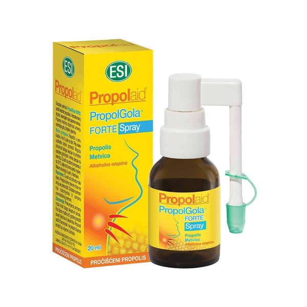 Esi, PropolAid PropolGola Forte, Spray para a Garganta, 20ml, Acalma a ...