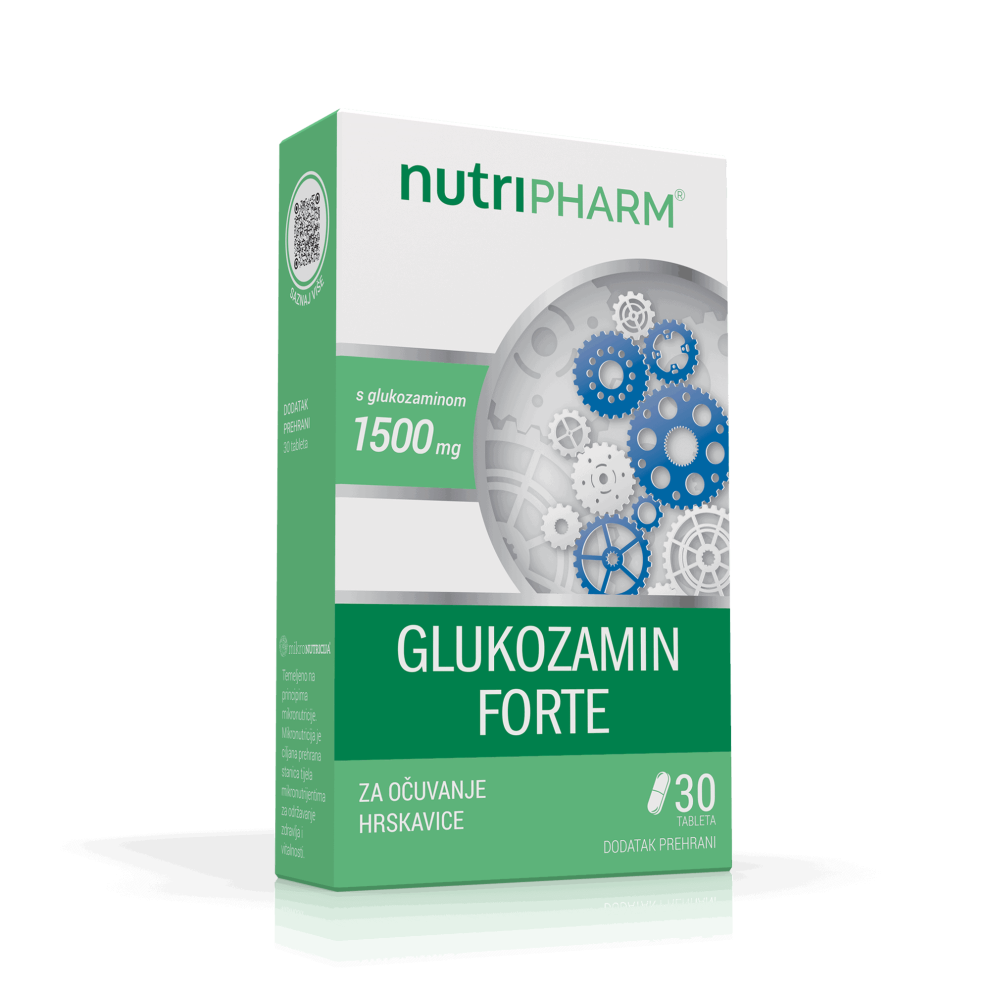 Nutripharm®, Glucosamine Forte, 1500mg, 30 Tablets, For Cartilage ...