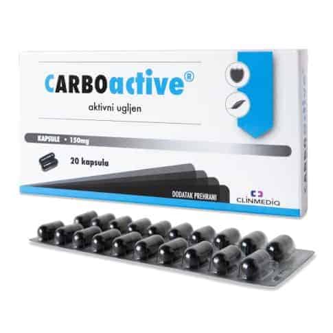 Carboactive, 20 Kapsula, 150 mg Aktivnog Ugljena · apotekos · Ljekarna ...