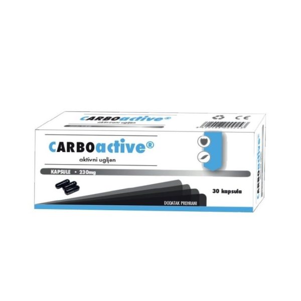 Carboactive, 30 Capsules, 230 mg of Activated Carbon | apotekos.com