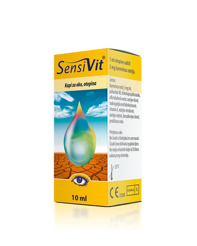 Unimed Pharma, SensiVit, 10ml, Umjetne Suze S Vitaminima | apotekos.com