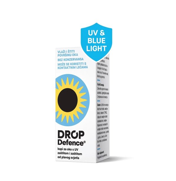 Drop Defence, 10ml, Eye Drops with UV Protection Against Blue Screen Light
