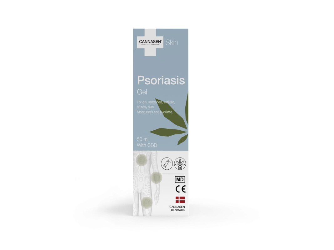 Cannasen, Psoriasis Gel, 50ml, Crvena i Ljuskava Koža | apotekos.com