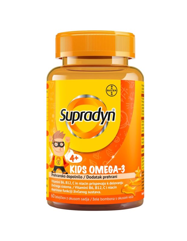Supradyn® Omega 3 60 Godisar Från 4 år